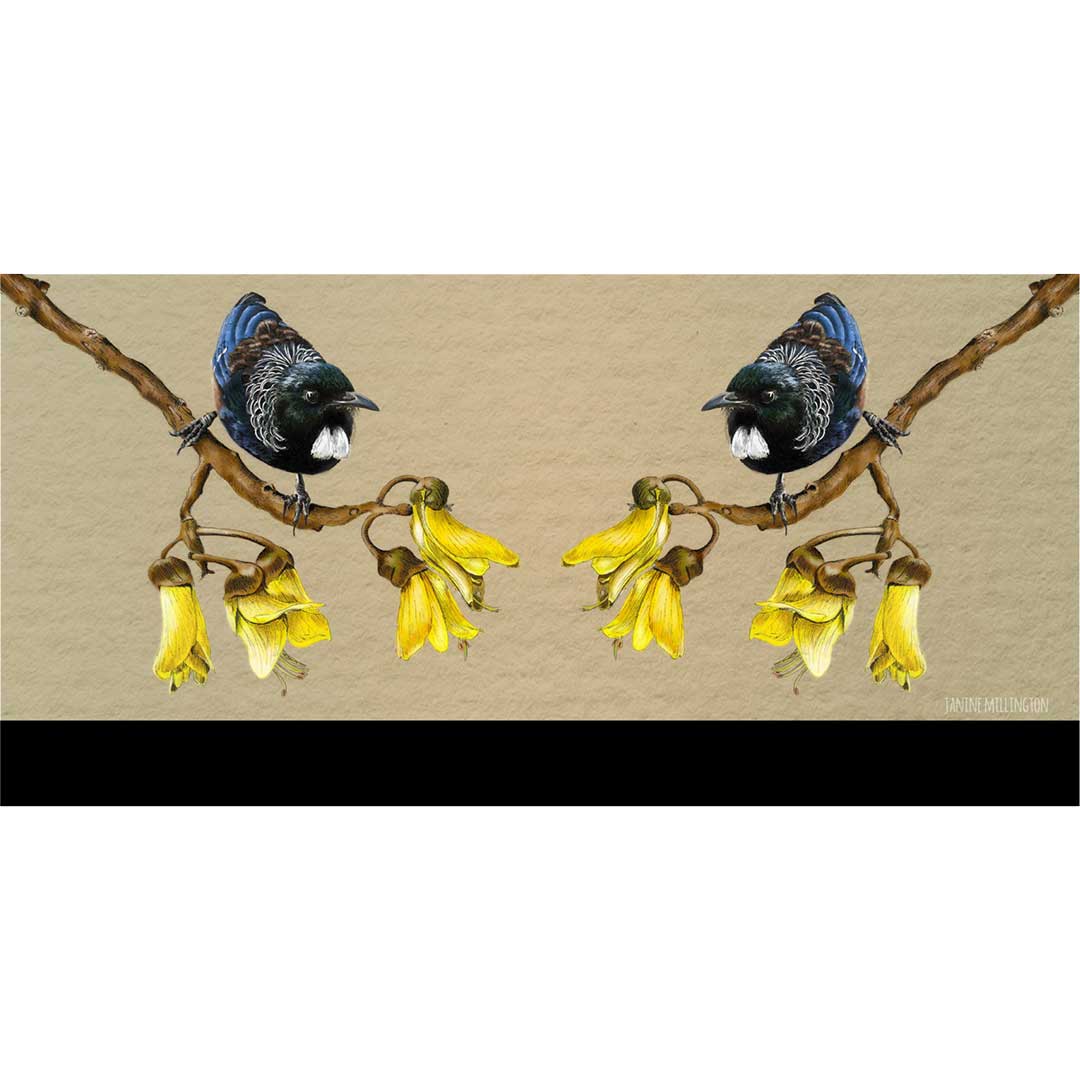 CUPPA COFFEE CUP- Tui on Kowhai – Design Withdrawals