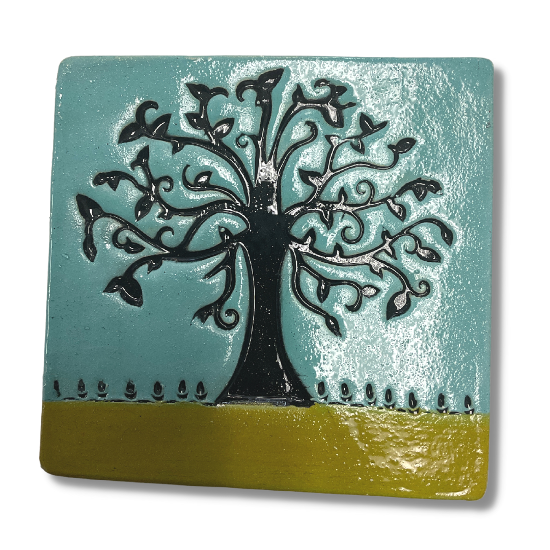 Tree Square Ceramic Tile – Design Withdrawals