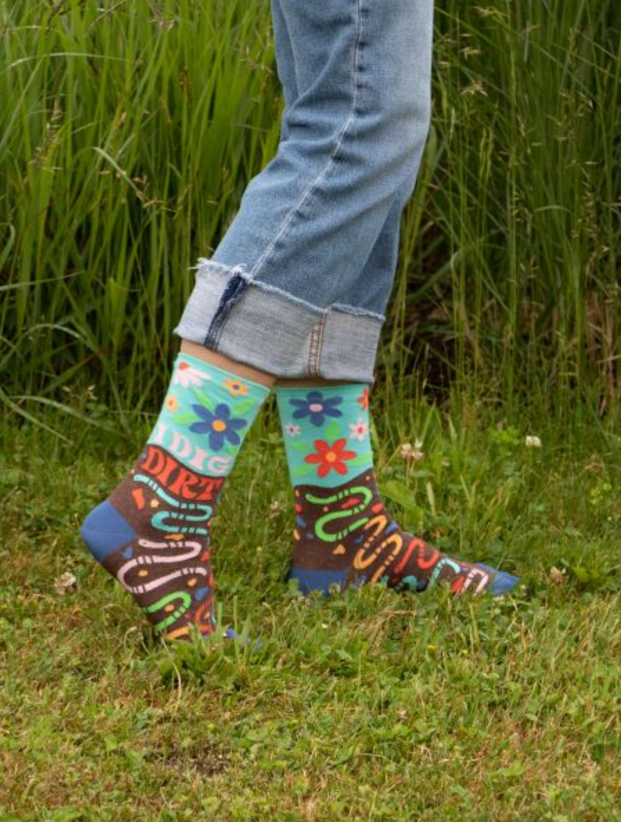 I Dig Dirt Crew Socks – Design Withdrawals